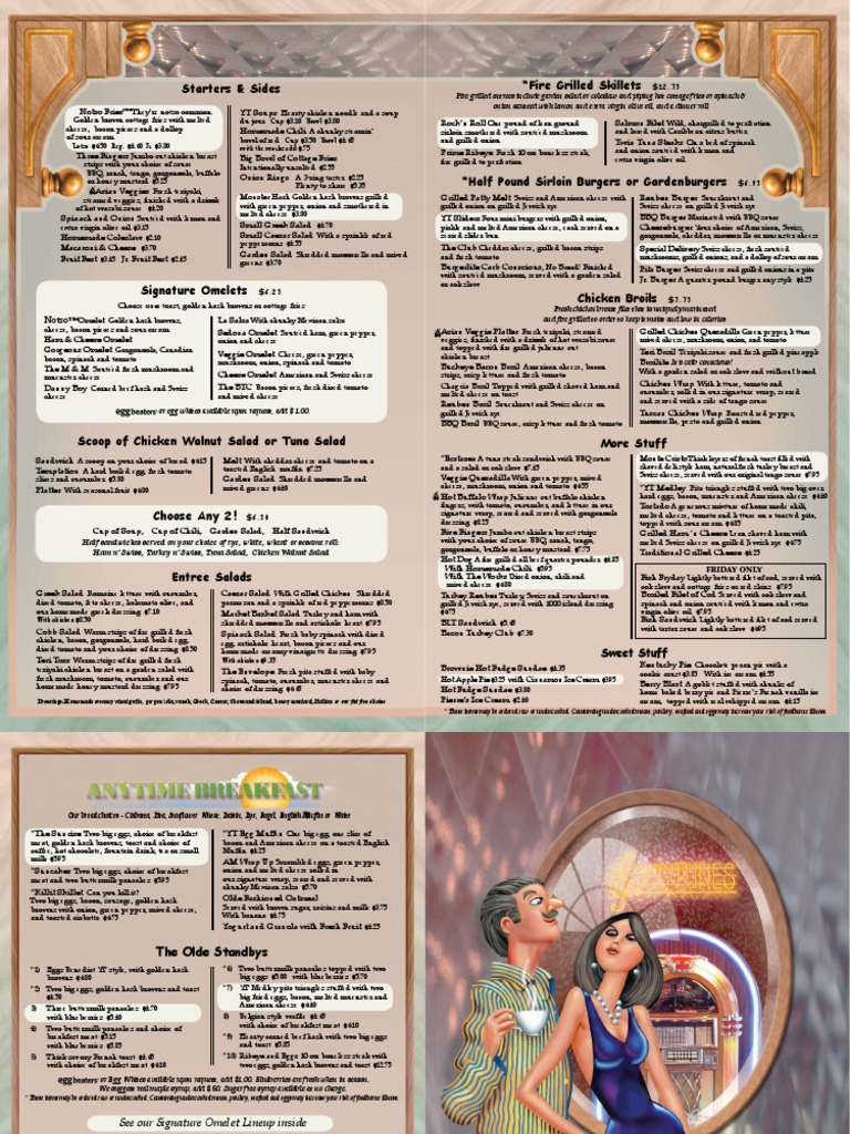 Yours Truly Restaurant Menu | PDF | Coleslaw | Salad