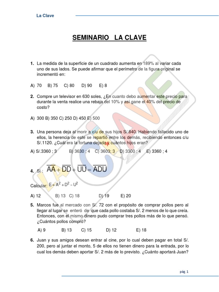 Resolución de Problemas y Razonamiento Lógico | PDF