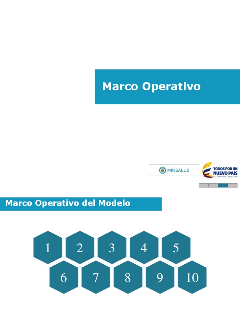 Marco Operativo para Atención Integral en Salud | PDF | Enfermería ...