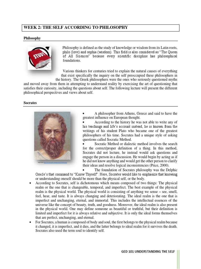 Understanding The Self: Chapter 2 | PDF | Id | Mind