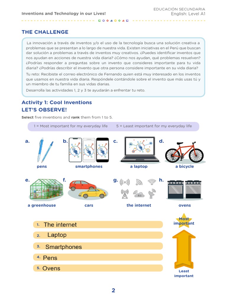 Exp7 Secundaria 3y4 Seguimosaprendiendo Ingles Actividad1 2 4 | PDF ...