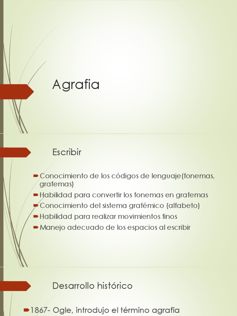 5 Agrafia | PDF | Afasia | Escritura