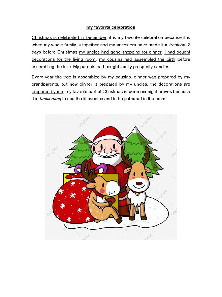 My Favorite Celebration | PDF