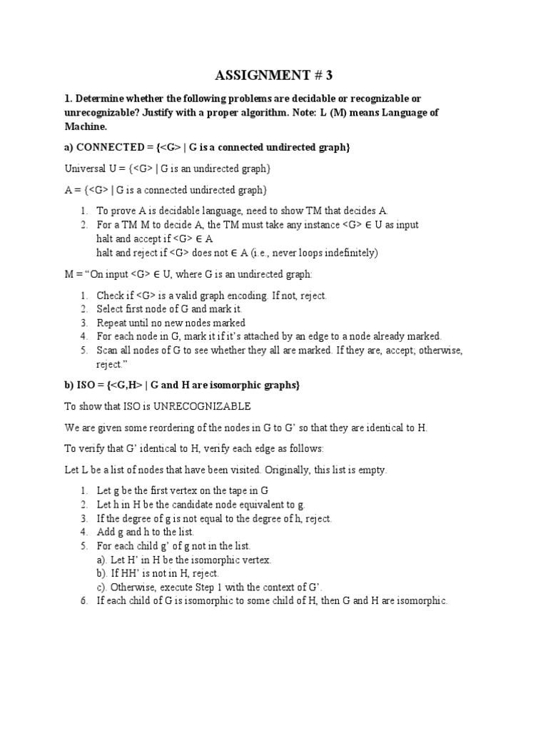 Theory of Computation Practice Questions | PDF | Vertex (Graph Theory) | Theoretical Computer ...