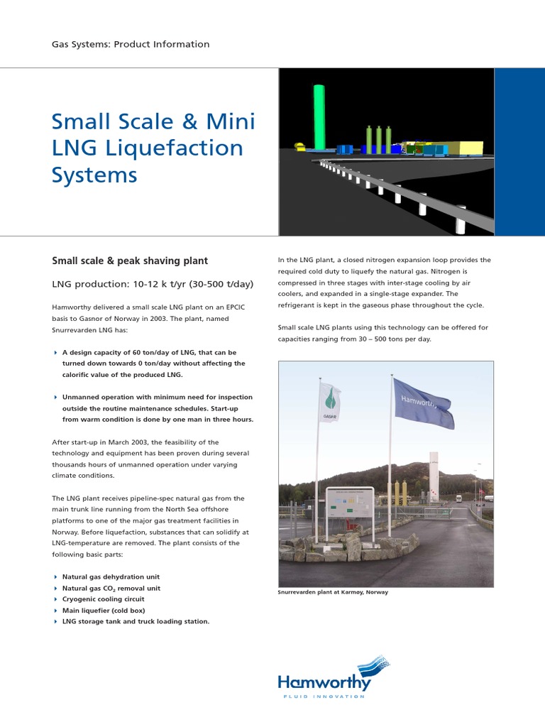 Small Scale & Mini LNG Liquefaction Systems: Gas Systems: Product ...
