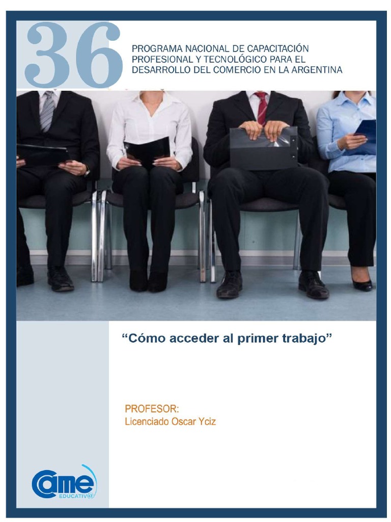 36 - Cómo Acceder Al Primer Trabajo - Introducción (Pag1-8) | PDF ...