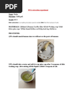 Dna Extraction From Banana-Procedure | PDF