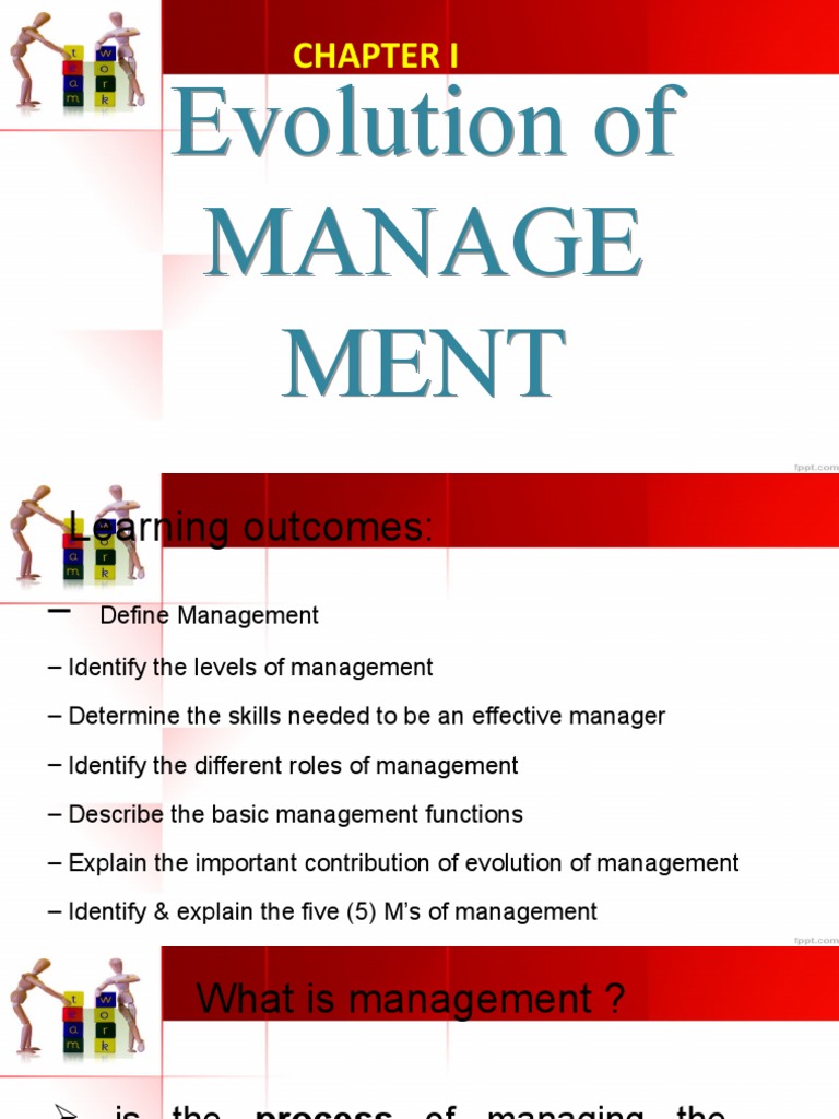 Evolution of MANAGEMENT | PDF | Motivational | Motivation