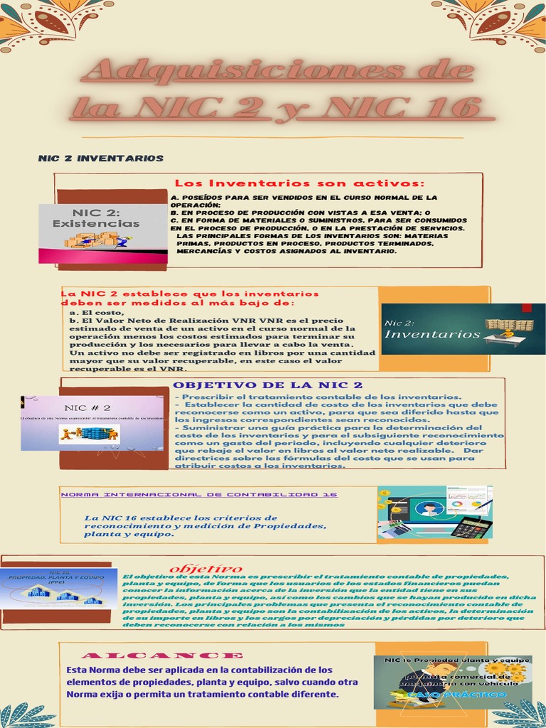 Adquisiciones de La NIC 2 y NIC 16 | PDF | Contabilidad | Corporaciones