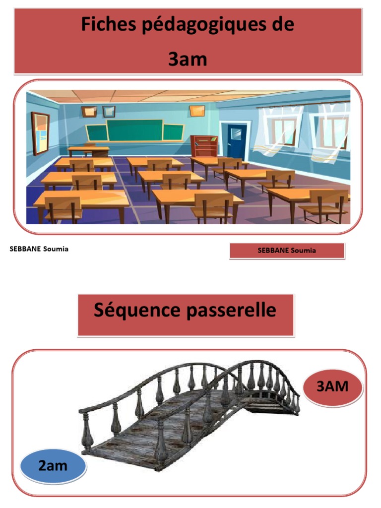 Fiches pédagogiques 3AM : Projet 1 Séquence 1 | PDF | Lexique ...