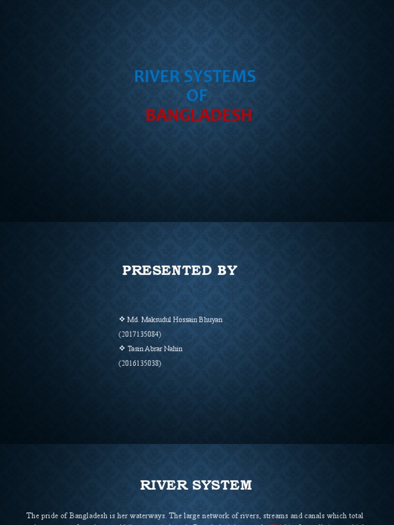 River Systems OF: Bangladesh | PDF | Hydrography | Aquatic Biomes