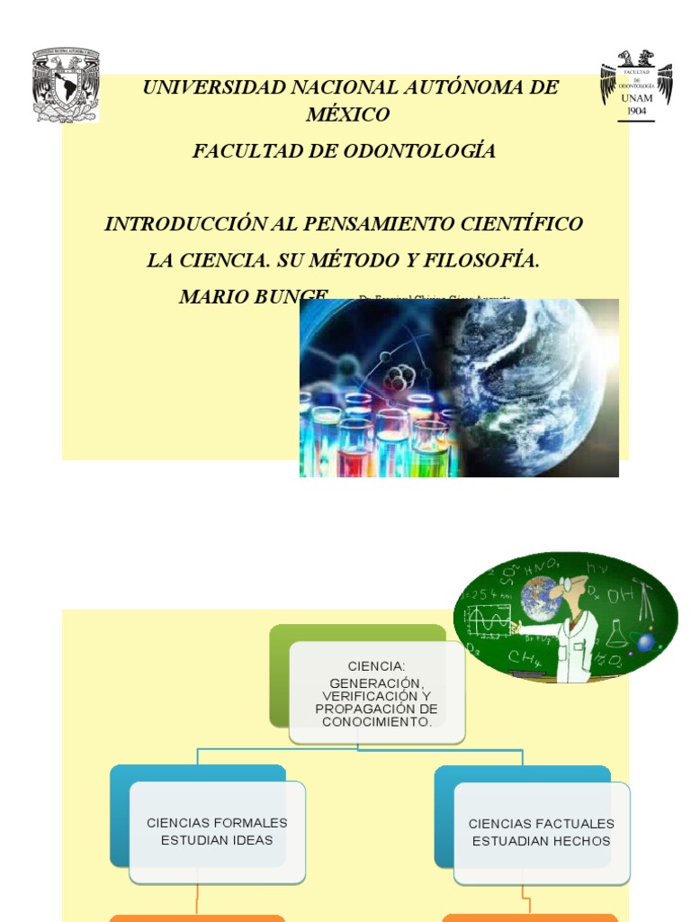 Mapa Conceptual. La Ciencia Su Método y Su Filosofía | PDF