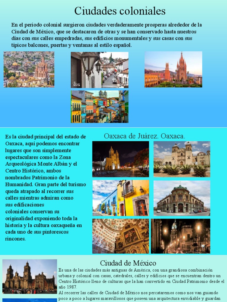 Ciudades Coloniales | PDF | México