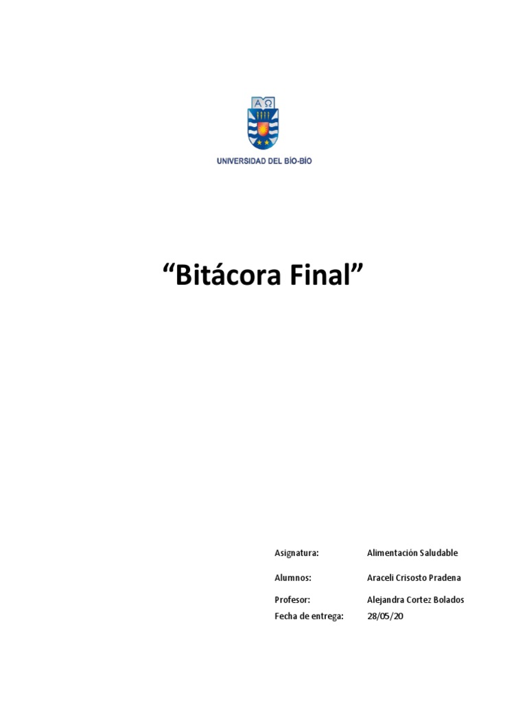 Bitacora Final | PDF | Digestión | Alimentos