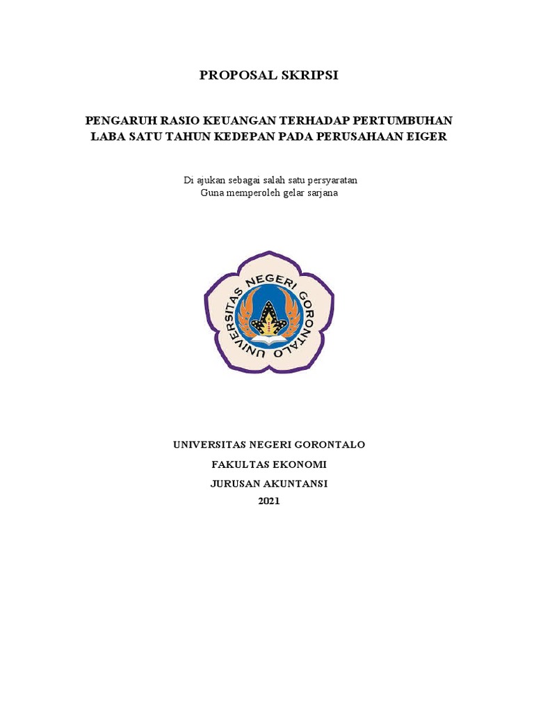 Pengaruh Rasio Keuangan pada Laba Eiger | PDF | Karier & Perkembangan ...