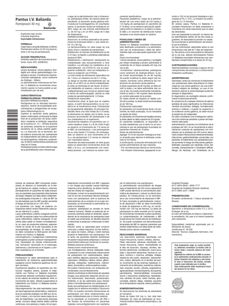 Pantus IV | PDF | Amamantamiento | Medicamentos con receta