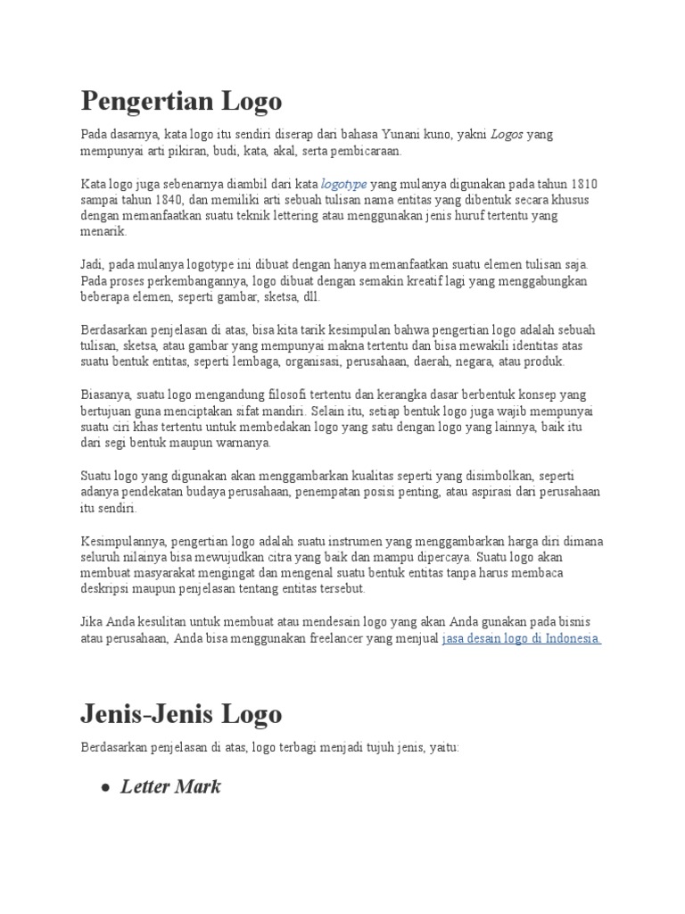 Pengertian Logo Dan Tugas | PDF