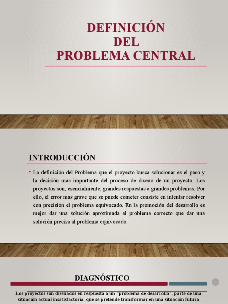 Definición Del Problema | PDF | Diseño