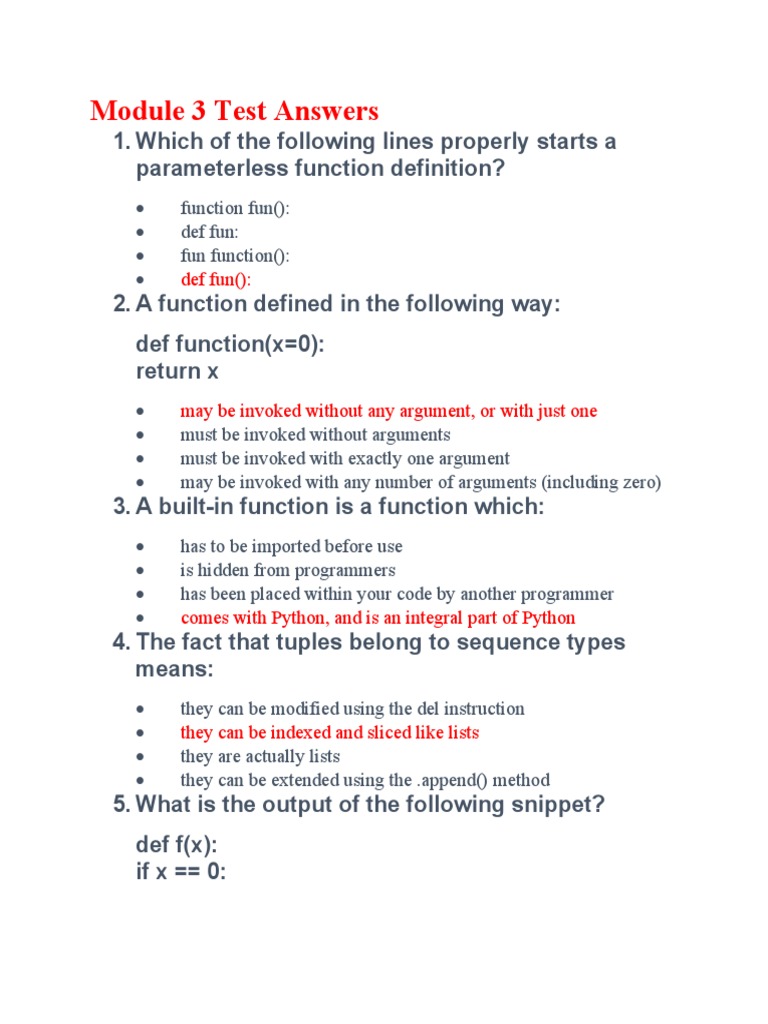 Module 3 Test Answers Py Ese Pdf Parameter Computer Programming Subroutine 9223