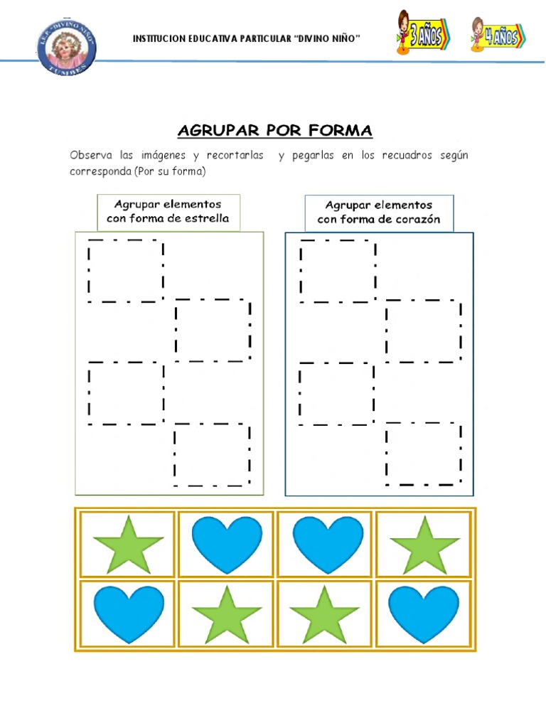 Agrupamos Objetos Por Su Forma | PDF