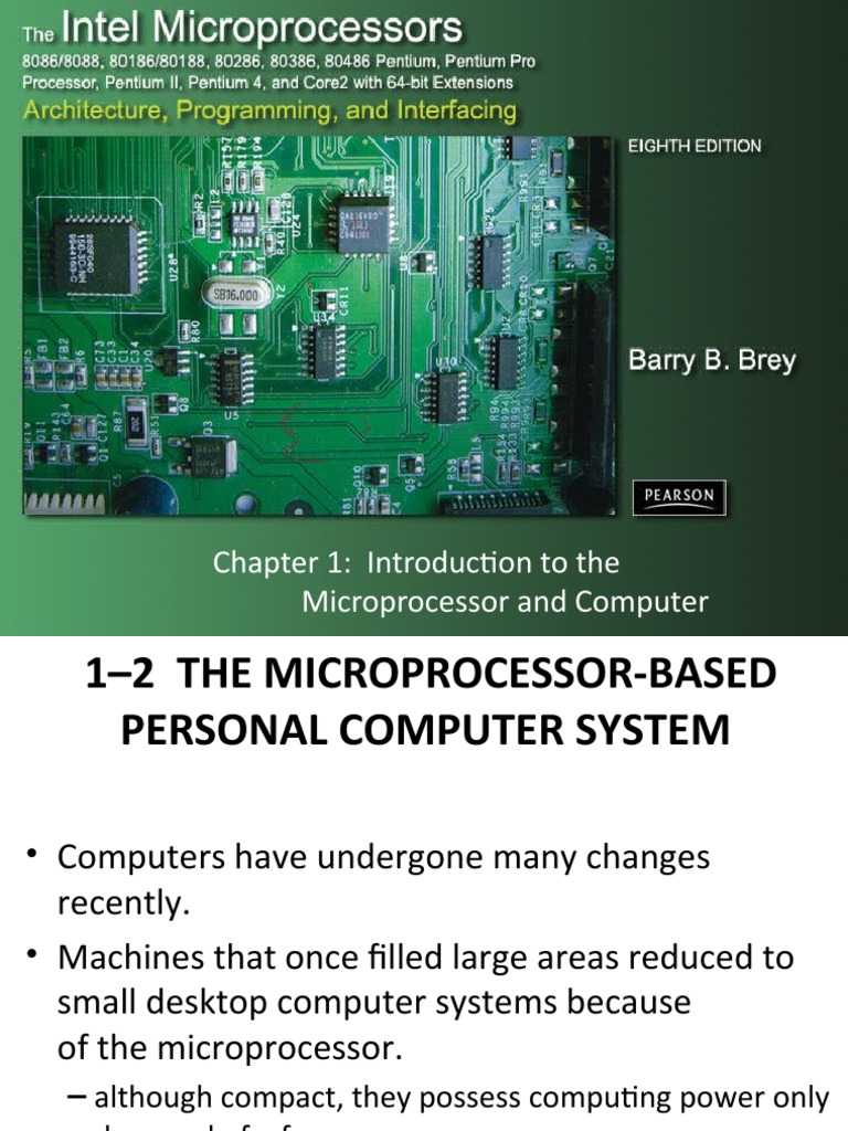Lecture 3 - Microprocessor Based Systems | PDF | Central Processing Unit | Input/Output