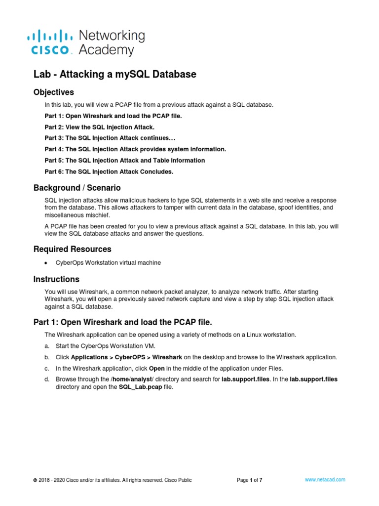 SQL Injection Attack Lab Overview | PDF | Databases | Hypertext Transfer Protocol