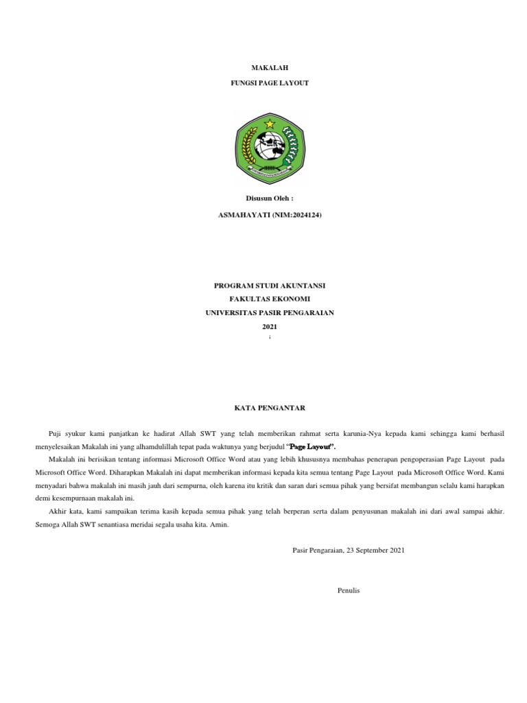 Asmahayati Makalah Page Layout | PDF
