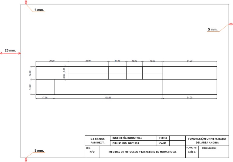 Formato A4: Rotulado y Márgenes | PDF