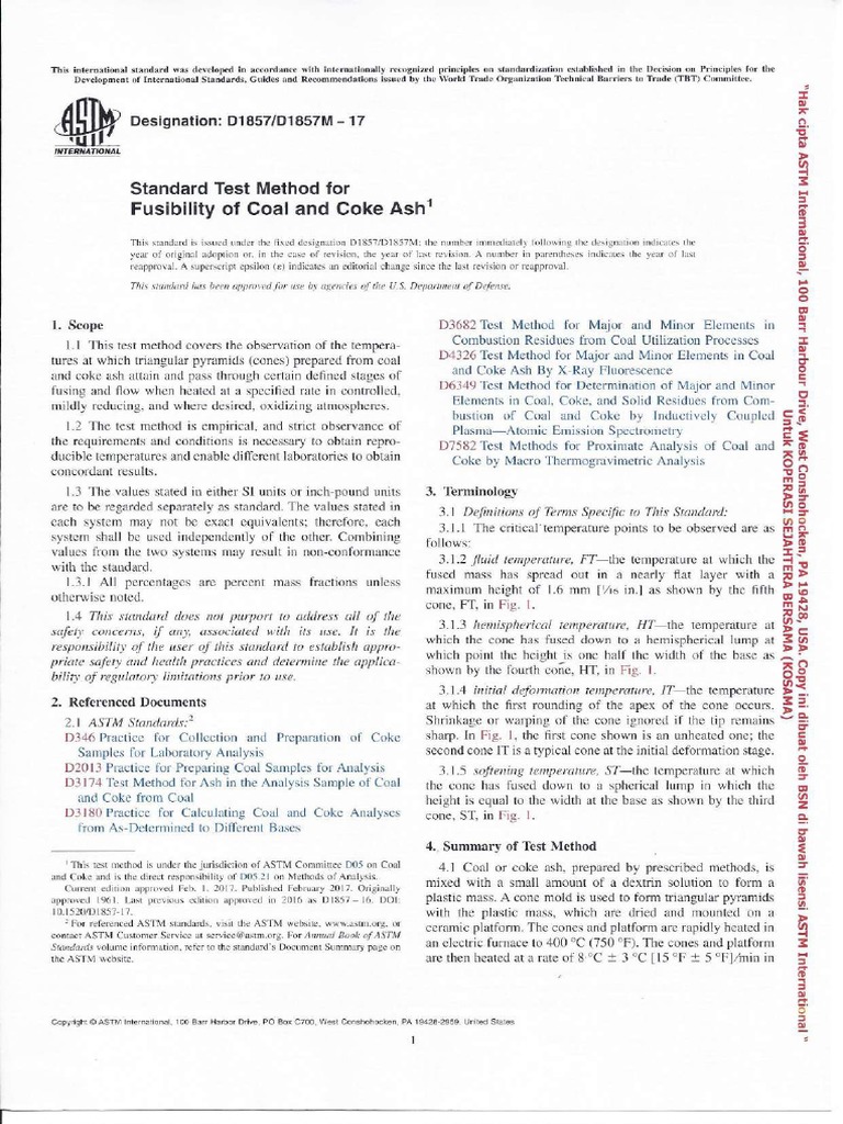 Astm - d1857 - d1857m - 17 (Pengujian Aft) | PDF