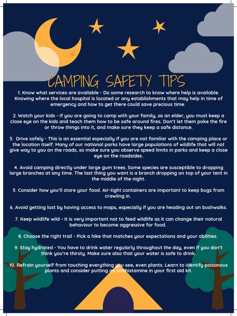 Camping Safety Tips | PDF