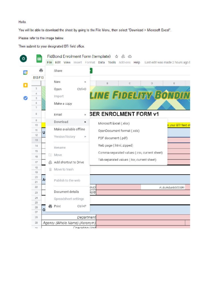 FidBond Enrolment Form (Template) New | PDF | Computer Security | Security