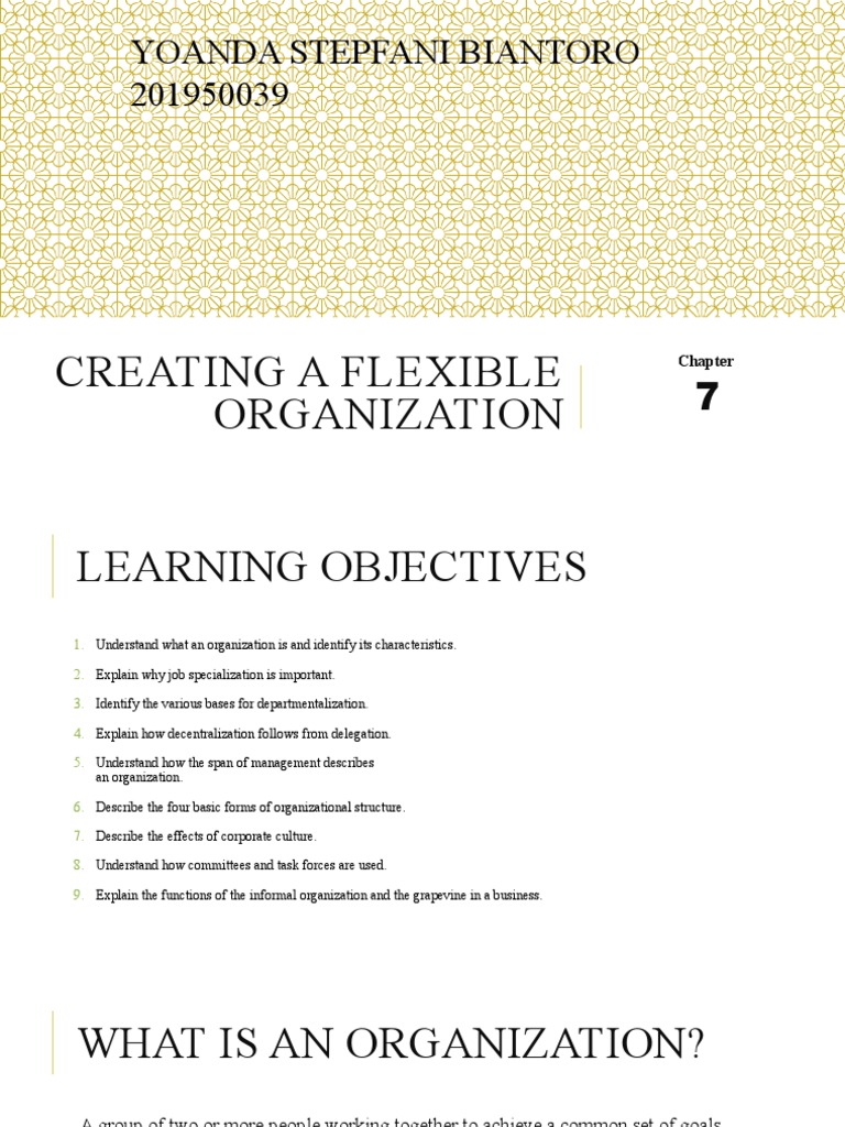 Flexible Organizational Structures Explained | PDF | Organizational ...
