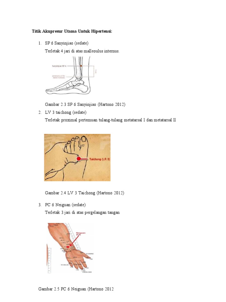 Titik Akupresur Utama Untuk Hipertensi Pdf