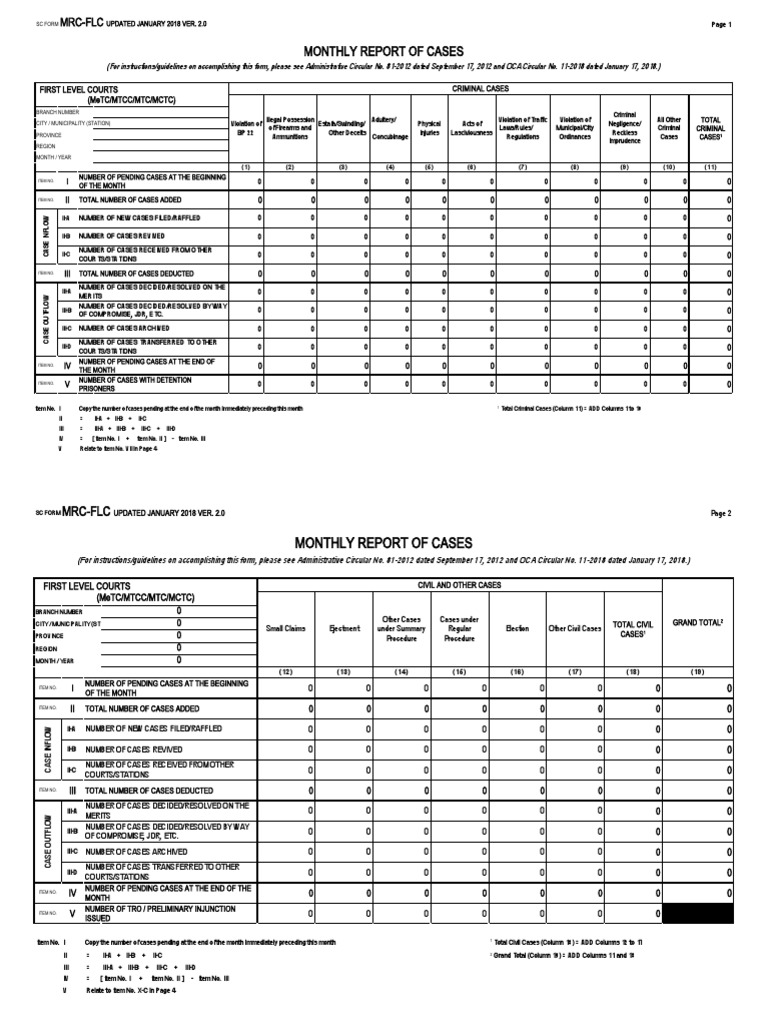Annex A-1 SC-FORM 2013 MRC-FLC Updated JANUARY 2018 VER. 2.0 | PDF ...