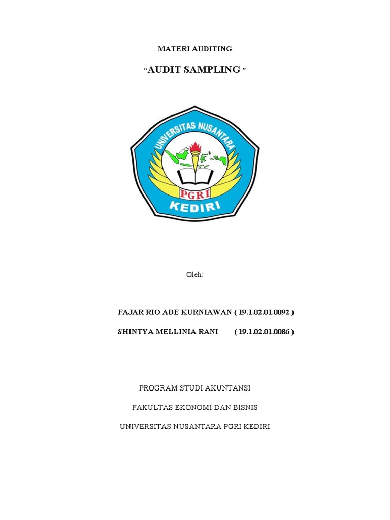 Materi - Audit - Sampling - Kel - 11 - Rio - Shintya 2 | PDF