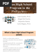 OHSP Handbook | PDF | Reading Comprehension | Secondary School