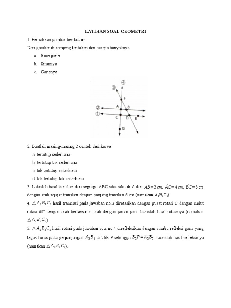 Latihan Soal Geometri | PDF