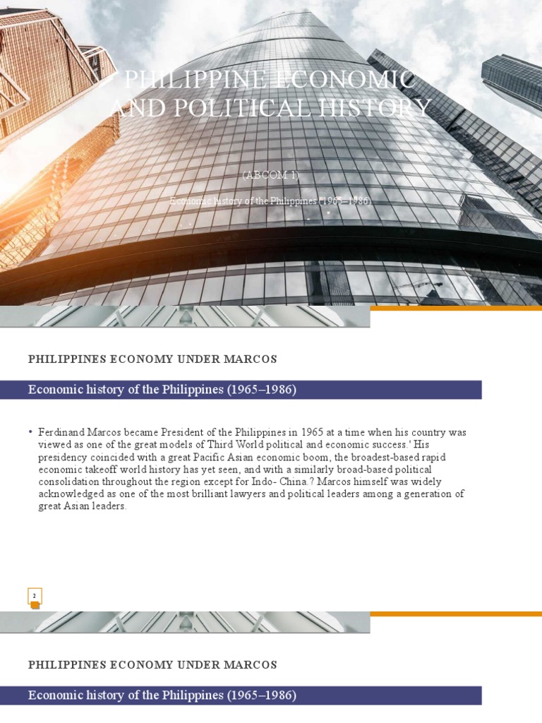 Philippine Economic History 1965-1986 | PDF | Economy Of The ...