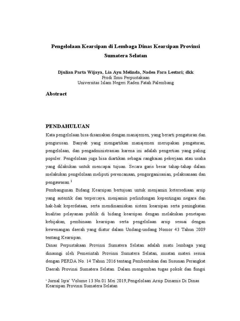 Jurnal Observasi | PDF