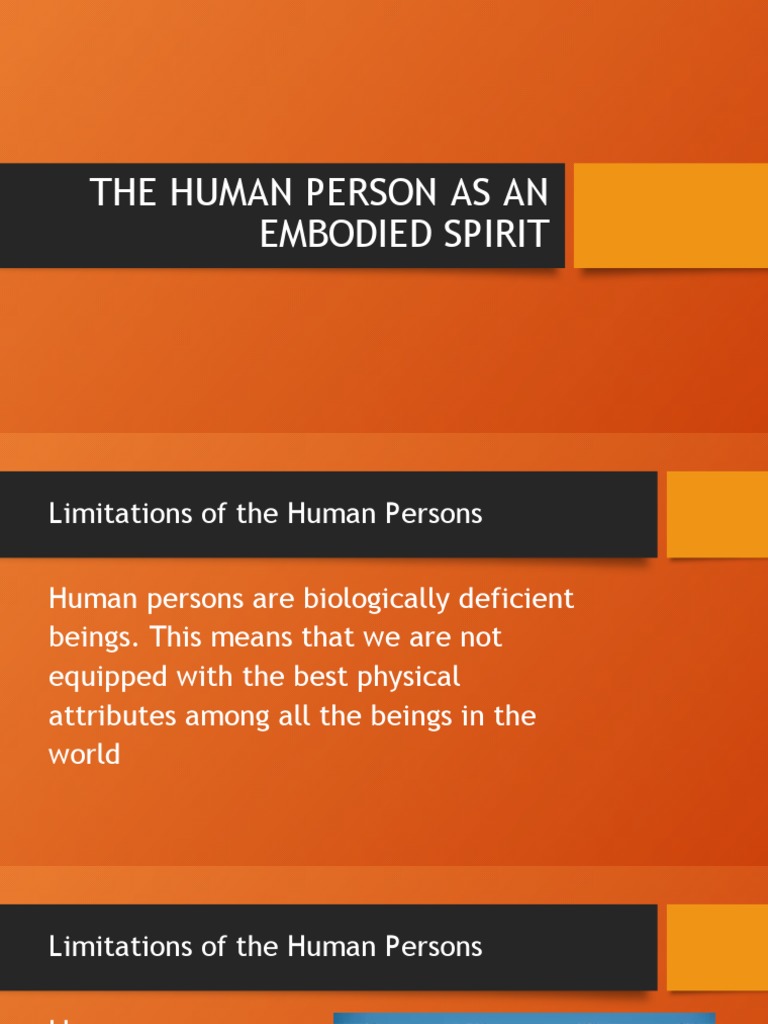 The Human Person As An | PDF | Transcendence (Philosophy) | Cognition