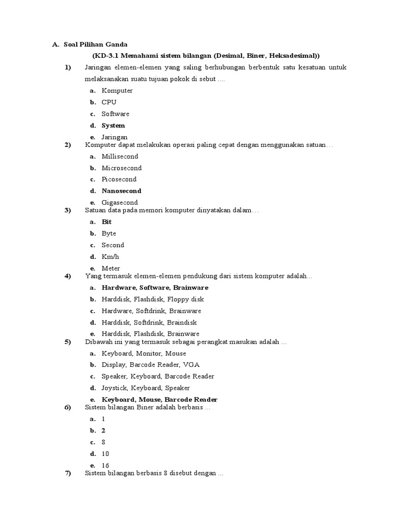 Soal Uts Siskom | PDF | Metode & Bahan Ajar