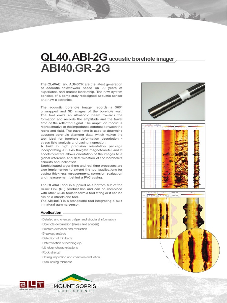 QL40-ABI-2G Data Sheet | PDF | Ultrasound | Waves