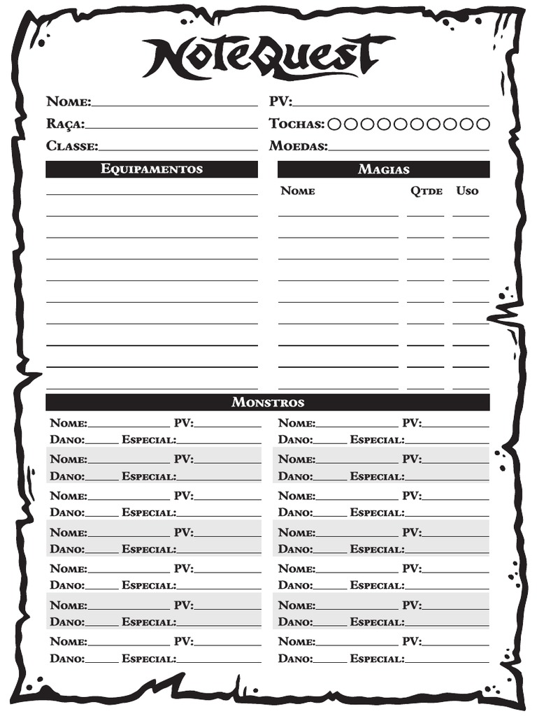 Note Quest Ficha 2 | PDF