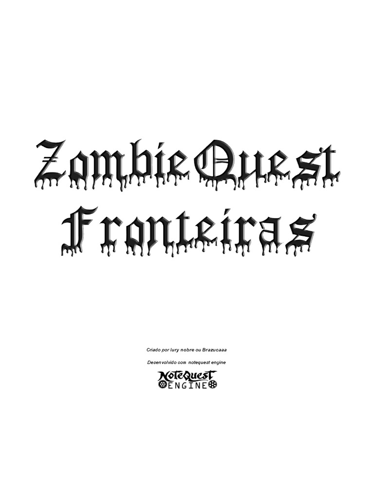 Note Quest - ZombieQuest Fronteiras | PDF | Munição | Deserto