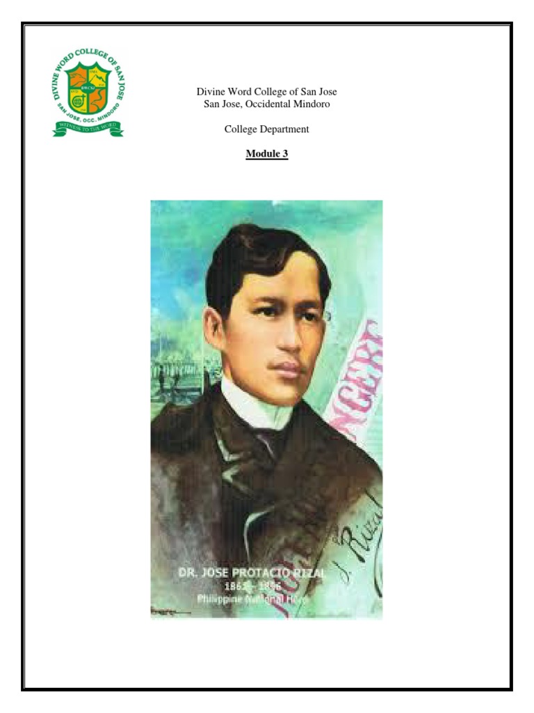 Rizal Module 3 | PDF | Philippines | Manila