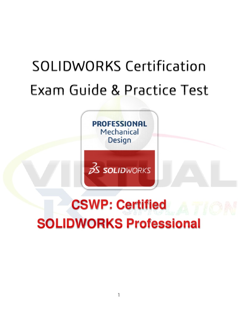 CSWP Guía de Examen de Certificación de SOLIDWORKS y Prueba de Práctica ...