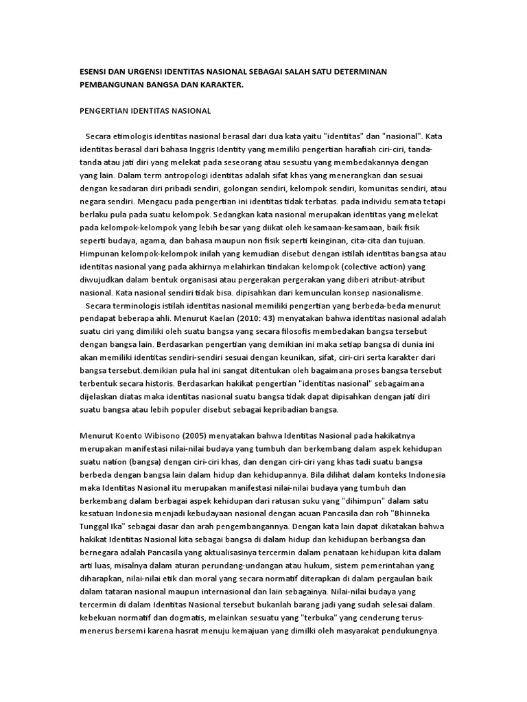 Materi KWN Esensi Dan Urgensi | PDF | Ilmu Sosial | Agama & Spiritualitas