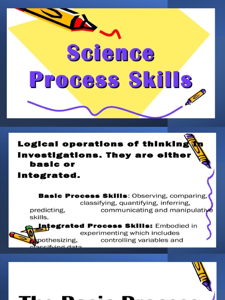 Science Process Skills | PDF