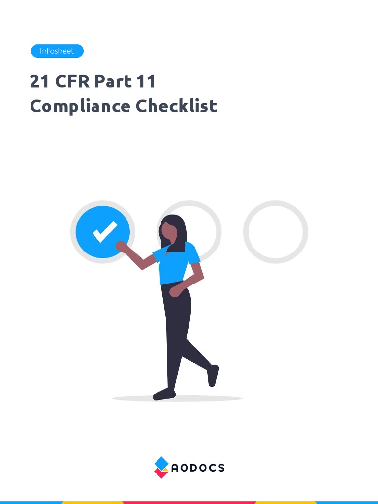 21 CFR Part 11 Compliance Checklist-1 | PDF | Regulatory Compliance ...