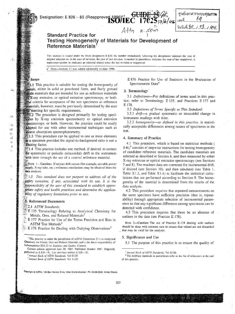 Astm E826-85 | PDF